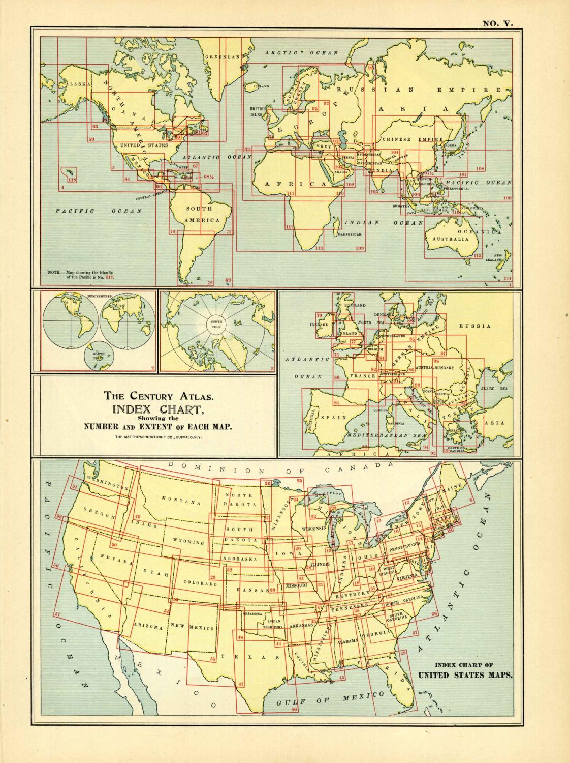 Index Chart, Showing the Number and Extent of each Map by Benjamin E ...