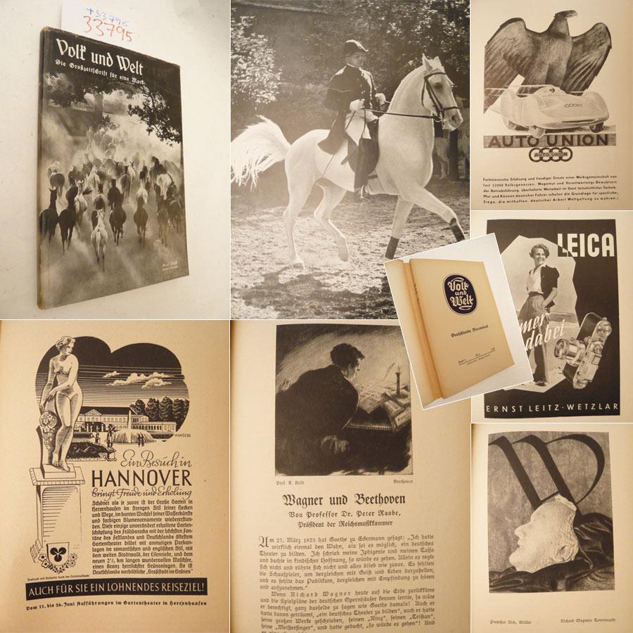 Volk und Welt. Das deutsche Monatsbuch. Die Großzeitschrift für eine ...