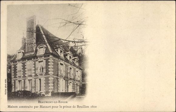 Ansichtskarte / Postkarte Beaumont le Roger Eure, Maison du Prince ...