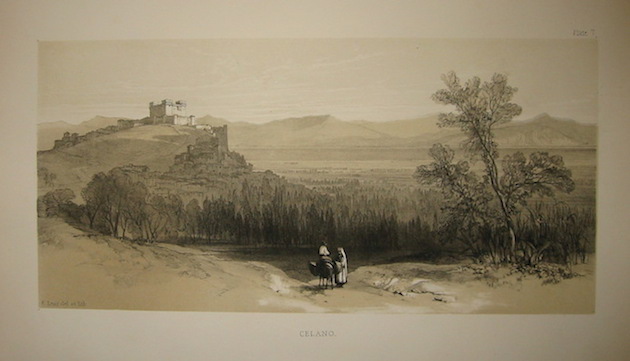 Celano by Lear Edward (1812-1888): (1846) Map | Libreria Ex Libris ALAI ...