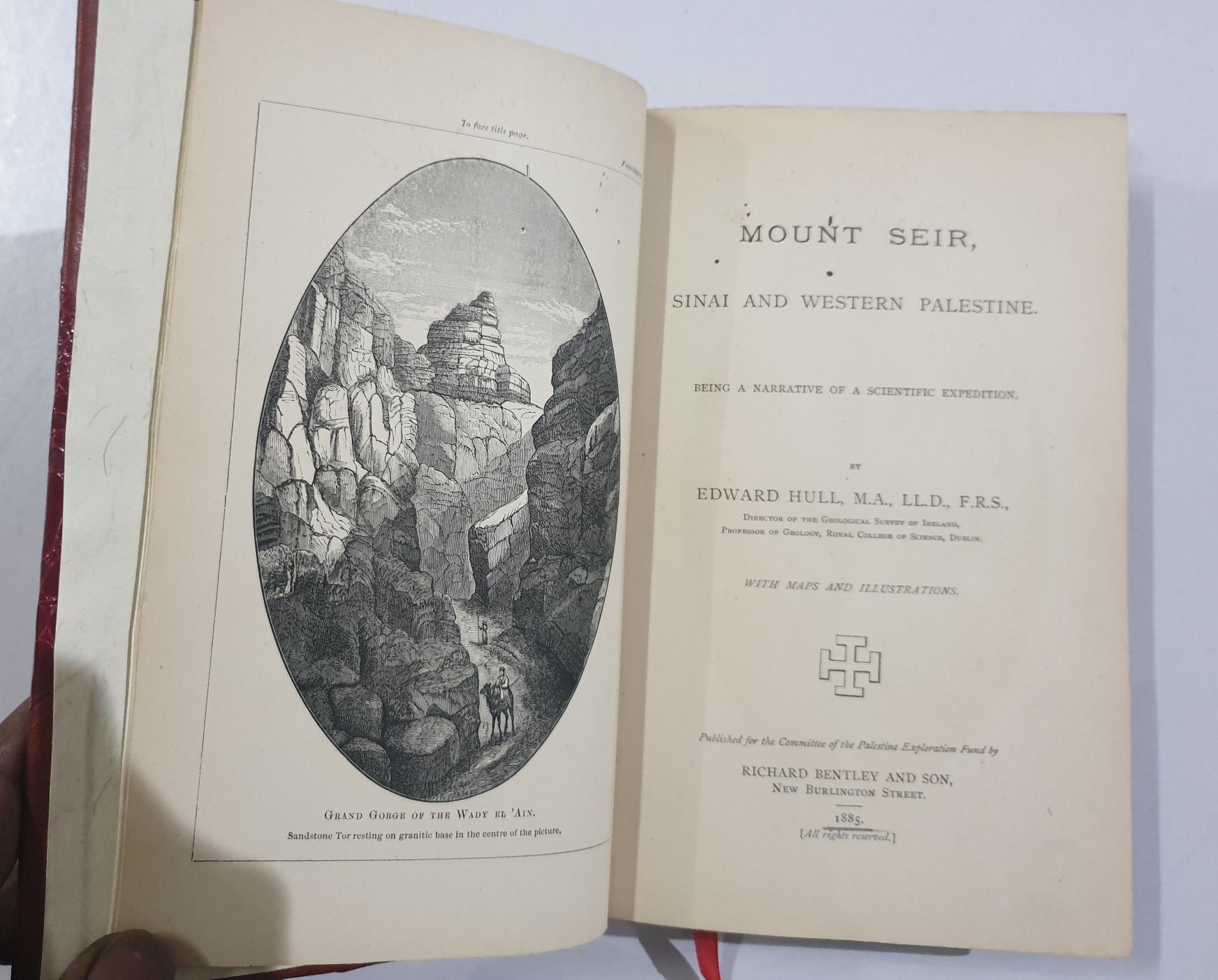 Mount Seir - Sinai And Western Palestine. Being A Narrative Of A ...