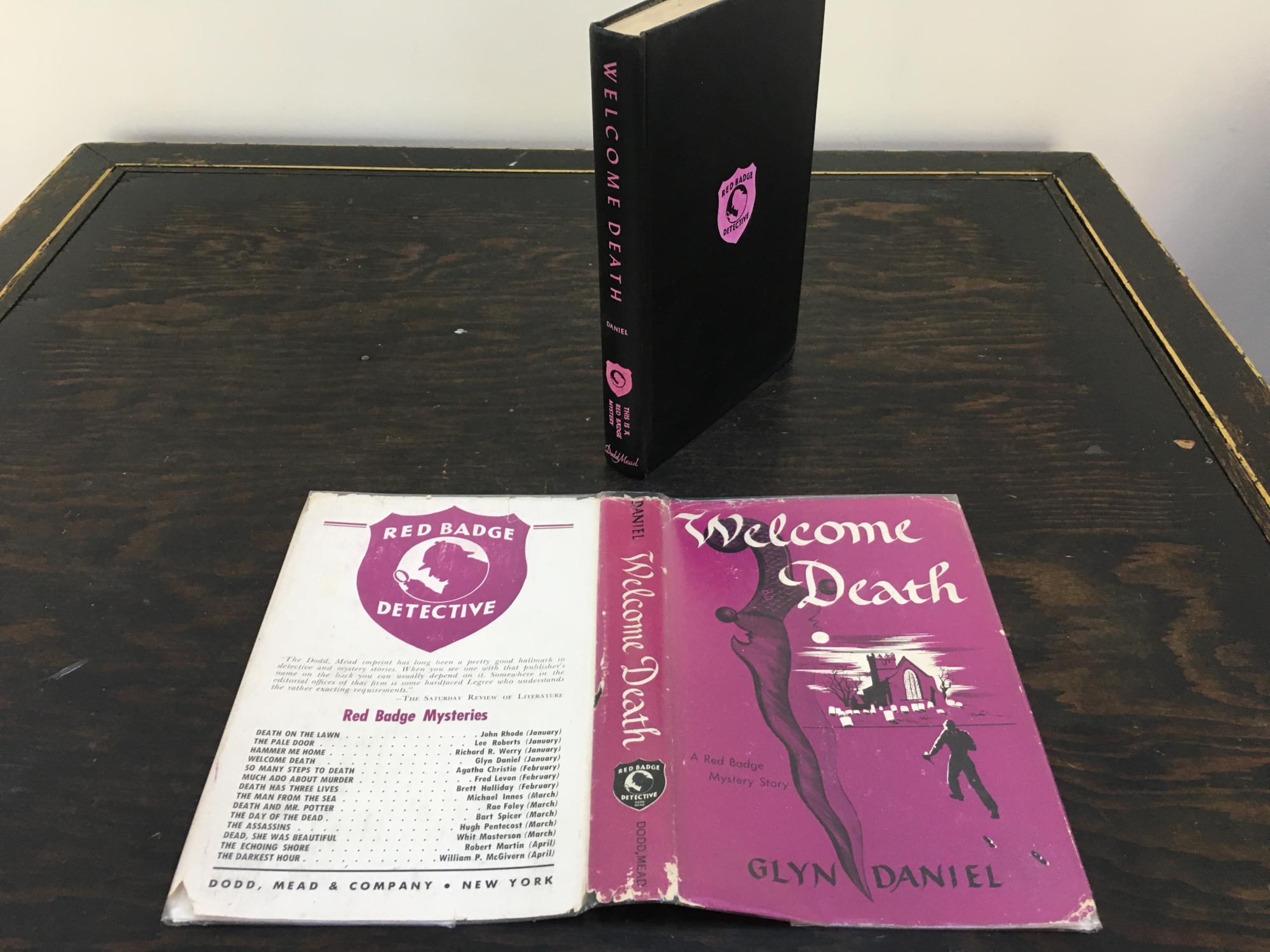 Welcome Death by Glyn Daniel: Very Good Hardcover (1955) 1st Edition ...