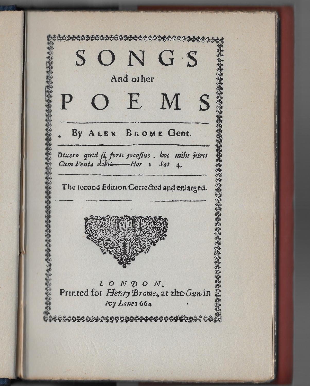 Songs And Poems: Drinking Songs, Love Poems Of The Cavaliers Of ...