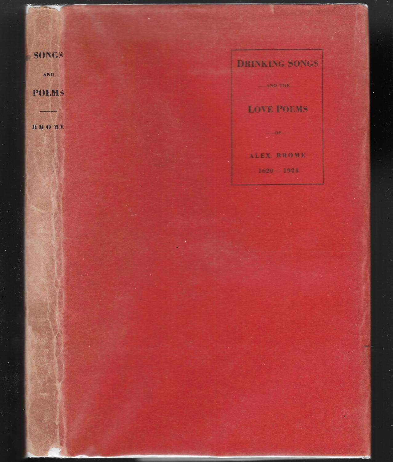 Songs And Poems: Drinking Songs, Love Poems Of The Cavaliers Of ...