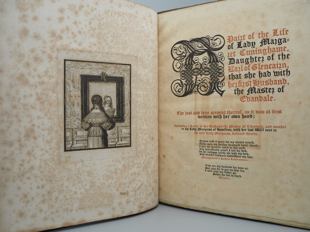 A Pairt of the Life of Lady Margaret Cuninghame, Daughter of the Earl ...