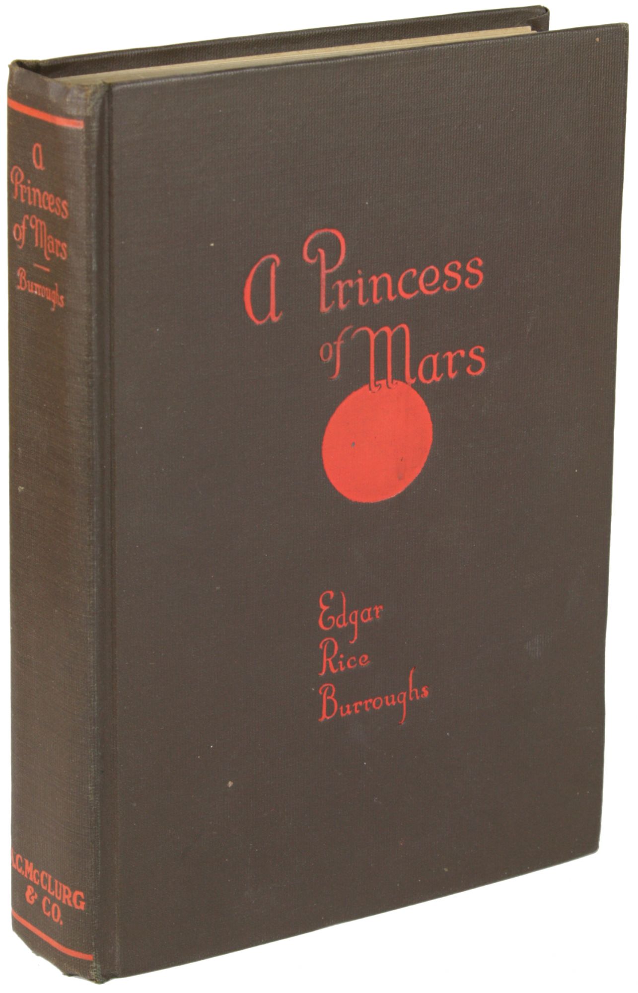 A PRINCESS OF MARS von Burroughs, Edgar Rice: (1917) First edition ...