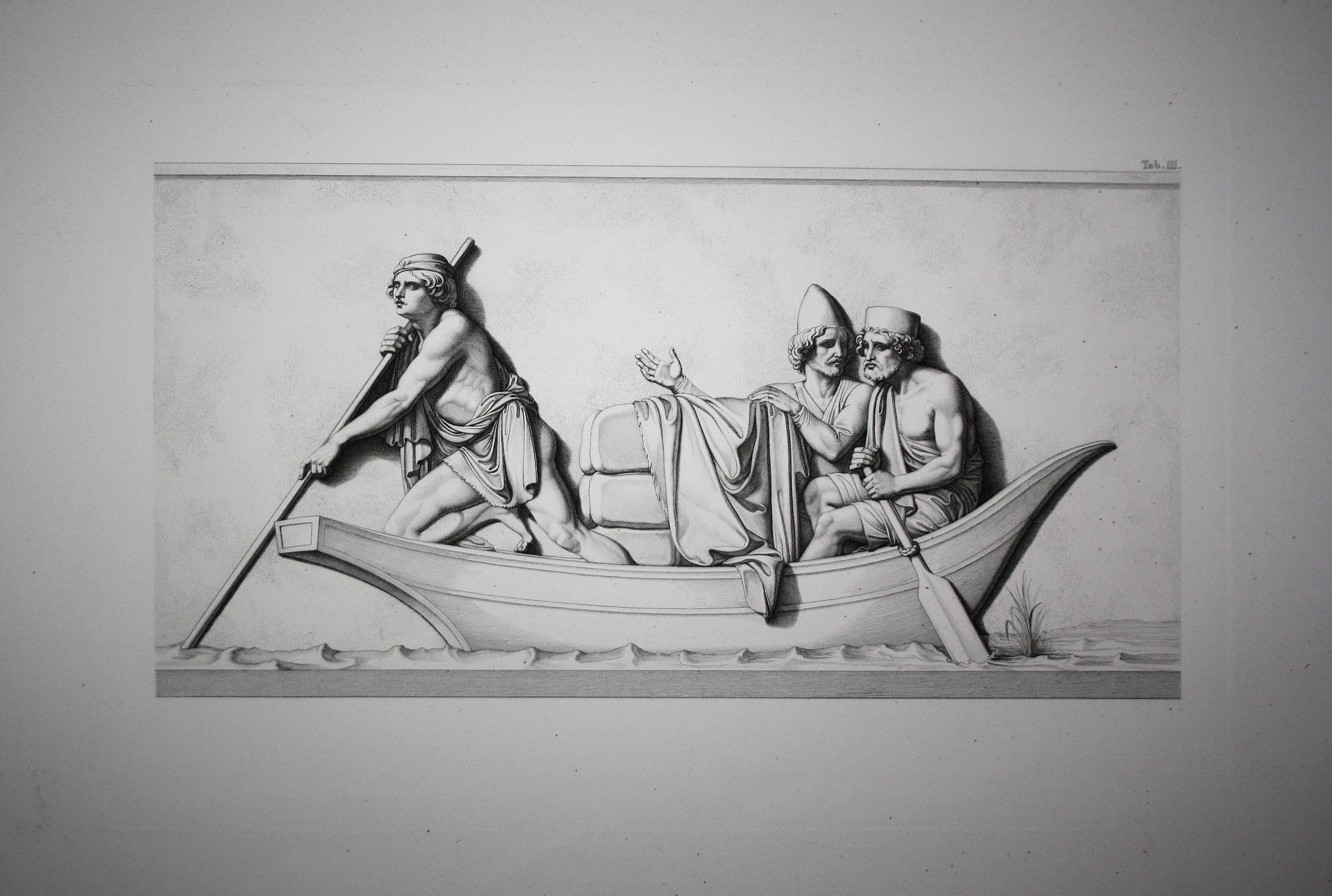 "Tab. III." - Persischer Kaufmann Persian merchant Antike antiquity ...