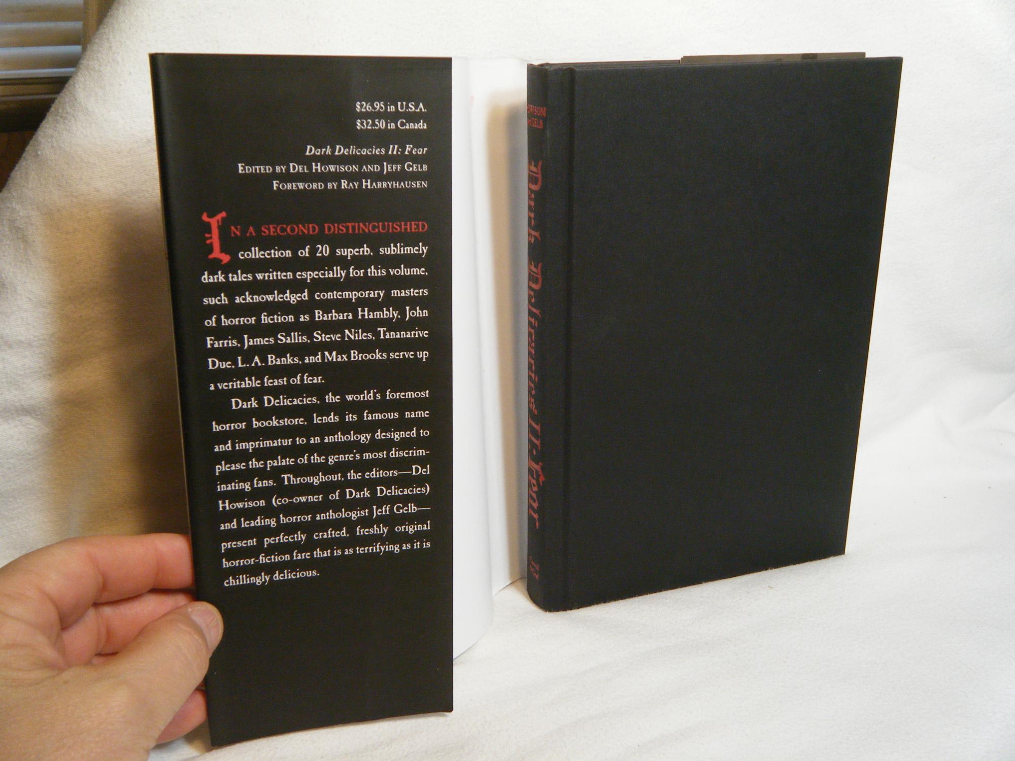 Dark Delicacies II Fear; More Original Tales of Terror and the Macabre ...