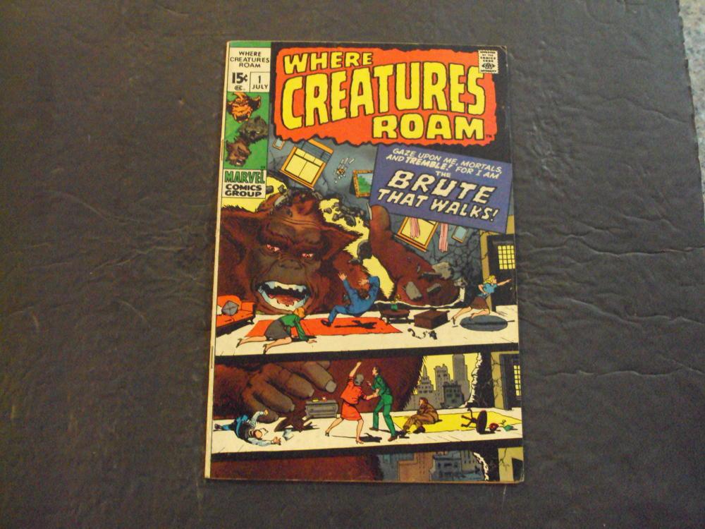 Where Creatures Roam #1 July 1970 Early Bronze Age Marvel Comics: (1970 ...