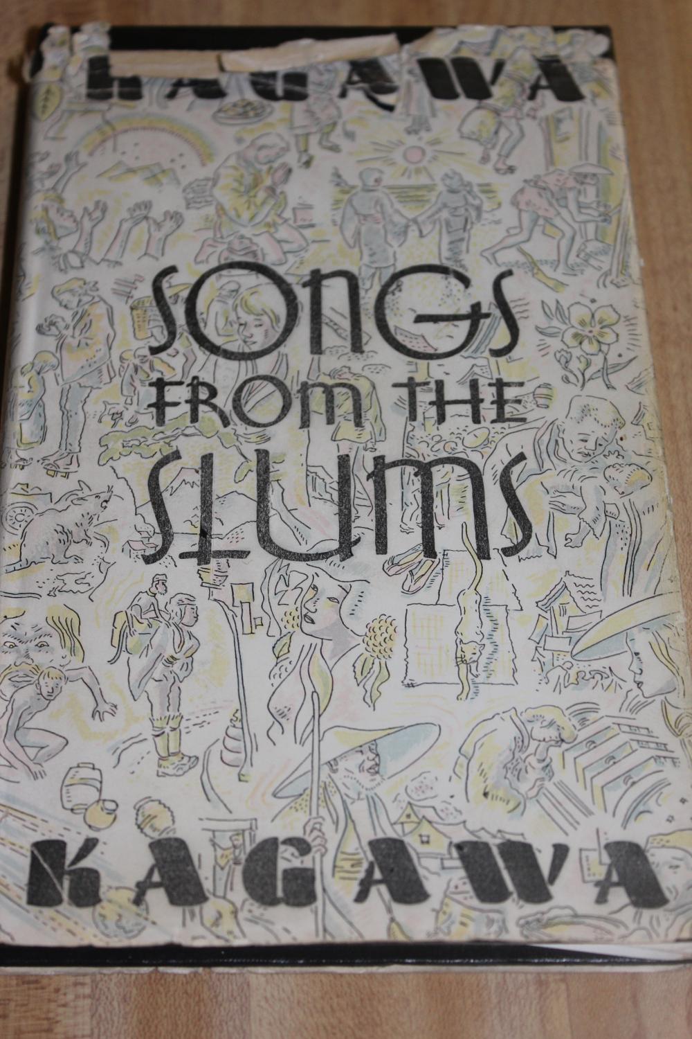 Songs from the Slums by Kagawa, Toyohiko: Very Good + Hardcover (1935 ...