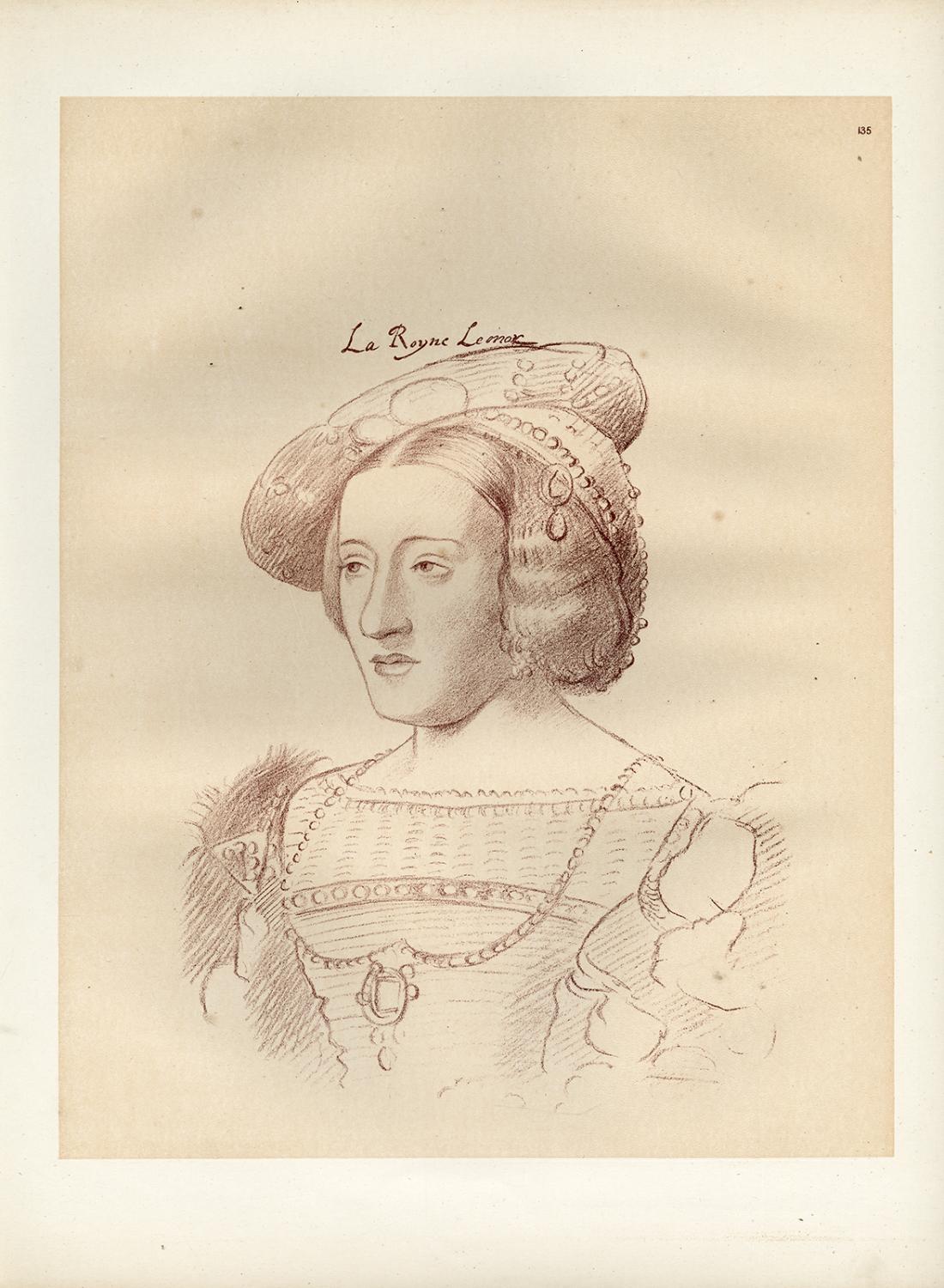 ELEANOR OF AUSTRIA-CASTILE-PORTRAIT-P.135 'La Royne Leonor' Lord GOWER ...