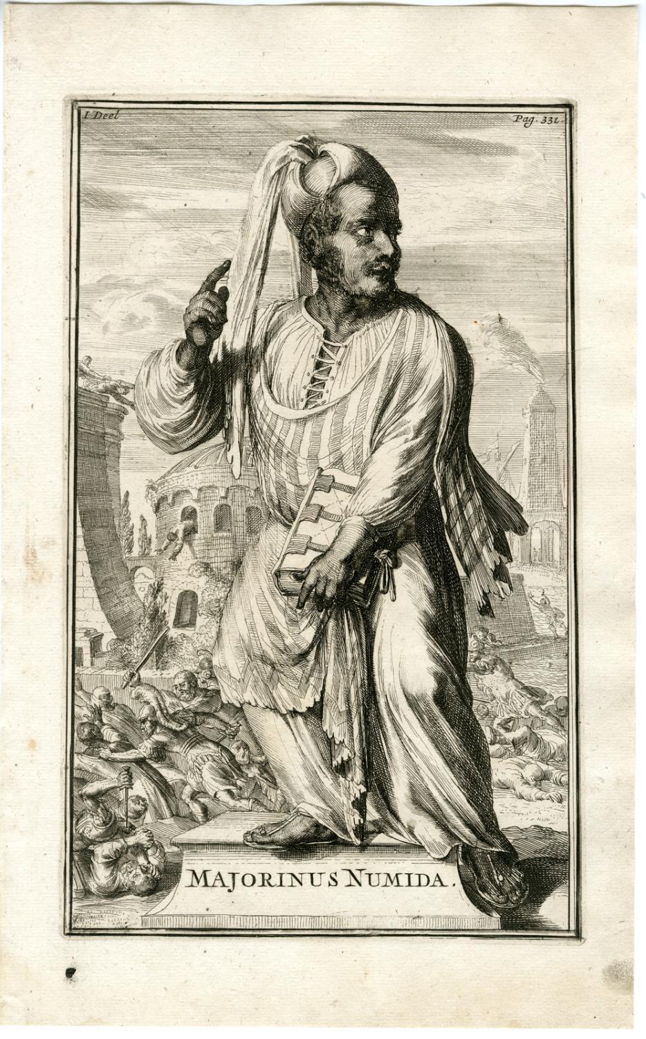 Antique Print-MAJORINUS NUMIDA-CARTHAGE-BISHOP-HERETICS-DE HOOGHE after ...