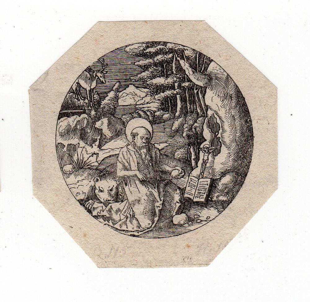 St. Jerome-Judgement of Paris Lambert HOPFER after DÜRER, 17th c. ed ...