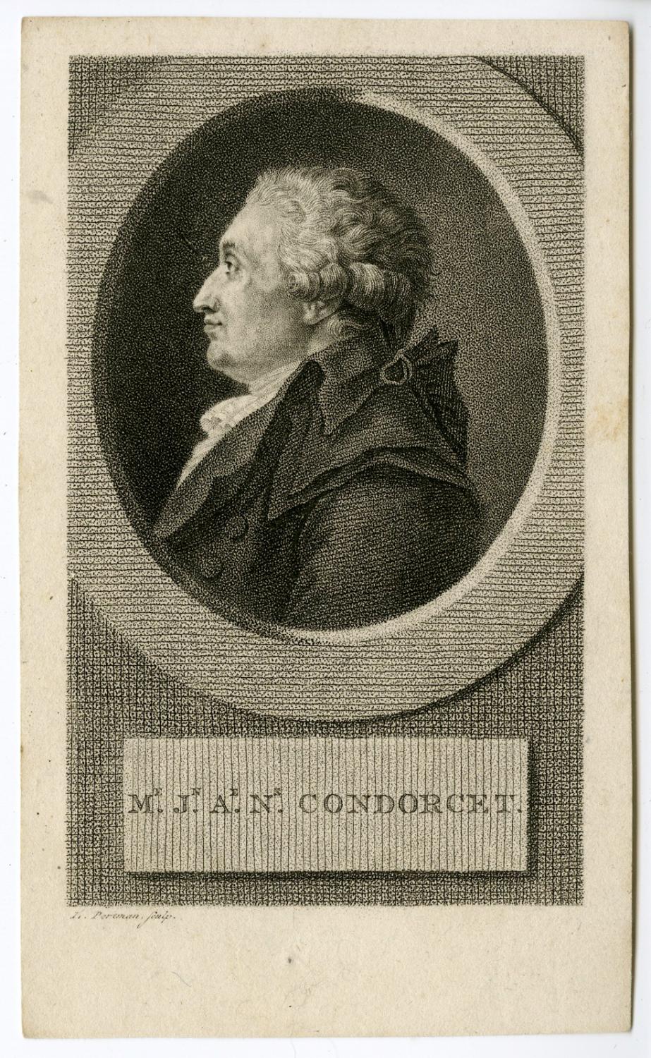 Antique Print-NICOLAS DE CONDORCET-MATHEMATICIAN-PORTRAIT-PORTMAN after ...