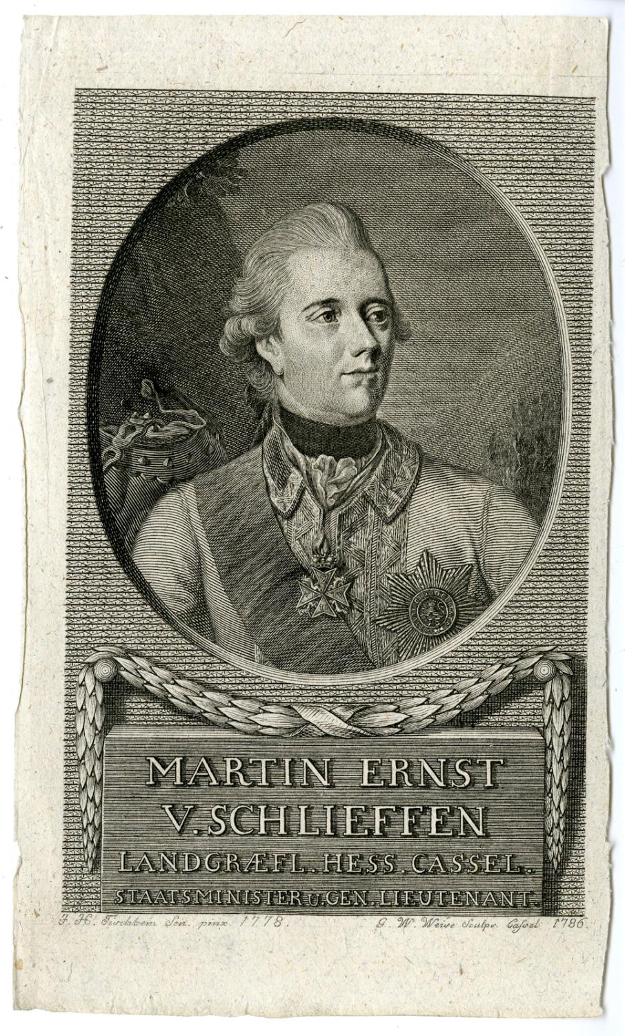 Antique Print-MARTIN ERNST VON SCHLIEFFEN-GENERAL-PORTRAIT-WEISE after ...