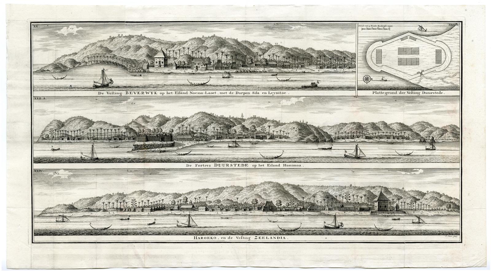 INDONESIA-AMBON-ZEELANDIA-BEVERWIJK-FORT After VALENTIJN-VOC, 1724 ...