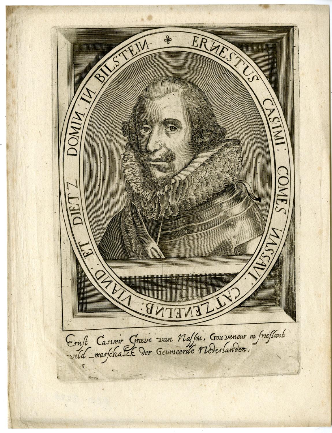 Antique Print-LOUIS-LODEWIJK-COUNT OF NASSAU-PORTRAIT-VAN METEREN-1640 ...