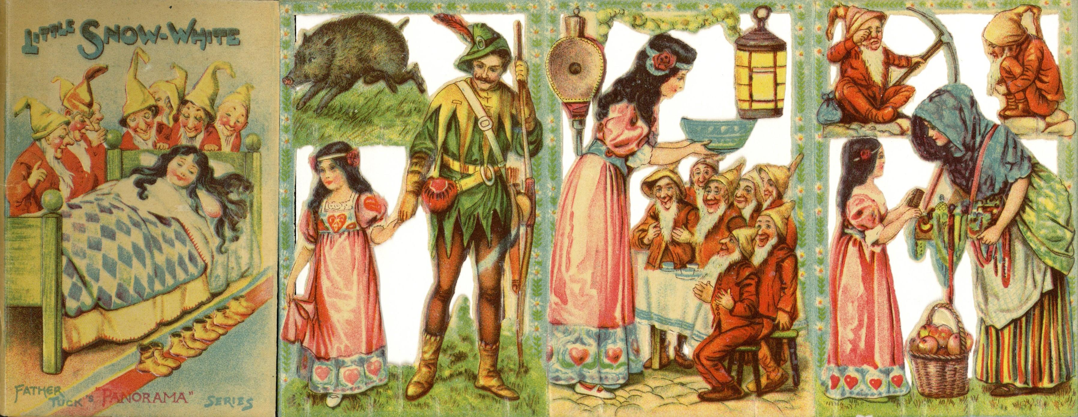 LITTLE SNOW-WHITE (Father Tuck's "Panorama" Series) (code no. 7006) by ...