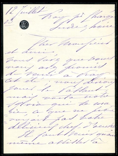 2 L. A. S. by DAUDET Julia: édition originale. Manuscript / Paper ...