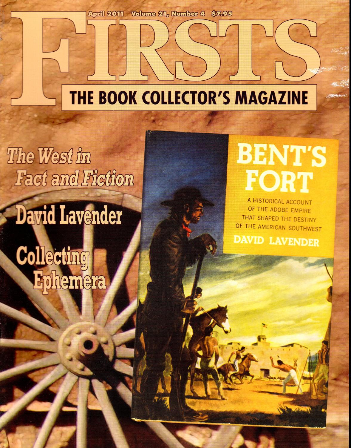 Firsts: The Book Collector's Magazine; Volume 21, No.4; April, 2011 by ...