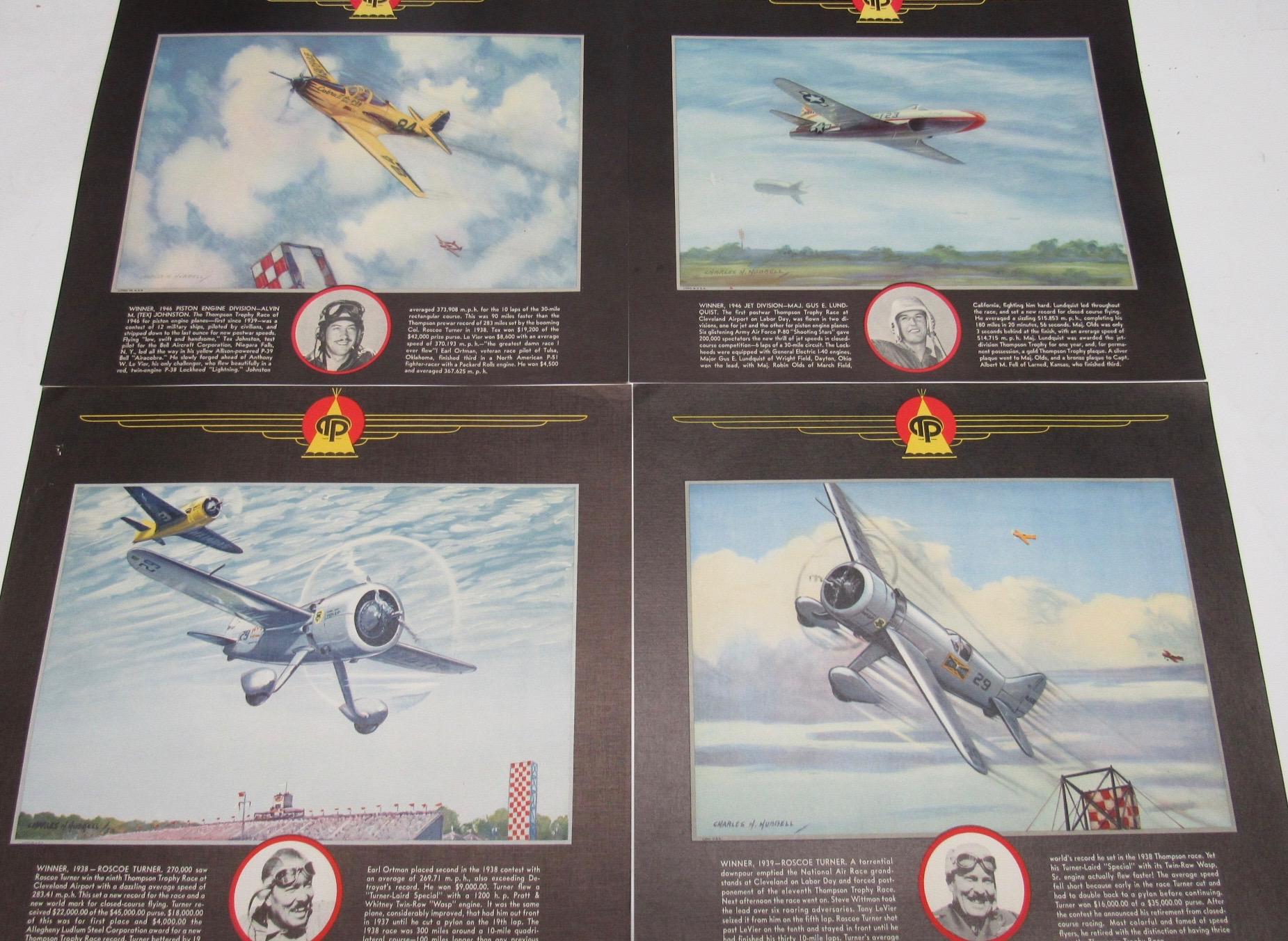 Charles Hubbell Thompson Trophy Air Race Winners 1947 set 12: (1947 ...