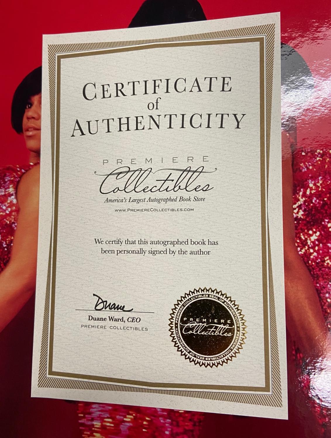 Mary Wilson SUPREME GLAMOUR Signed Bookplate Affixed Into FFEP, First ...