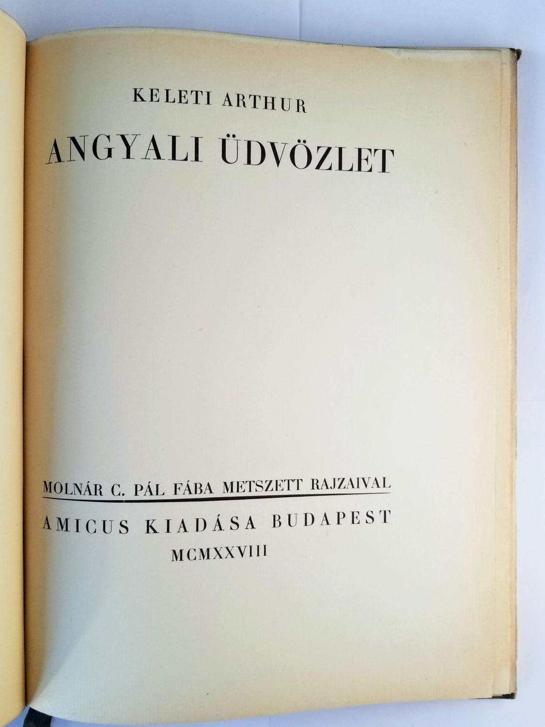 [MOLNAR c. PAL ENGRAVINGGS] - Angyali udvozlet - [MESSAGE OF ANGELS ...