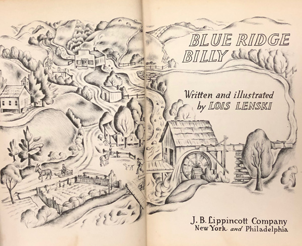 Blue Ridge Billy by Lois Lenski | 2nd Hand Books