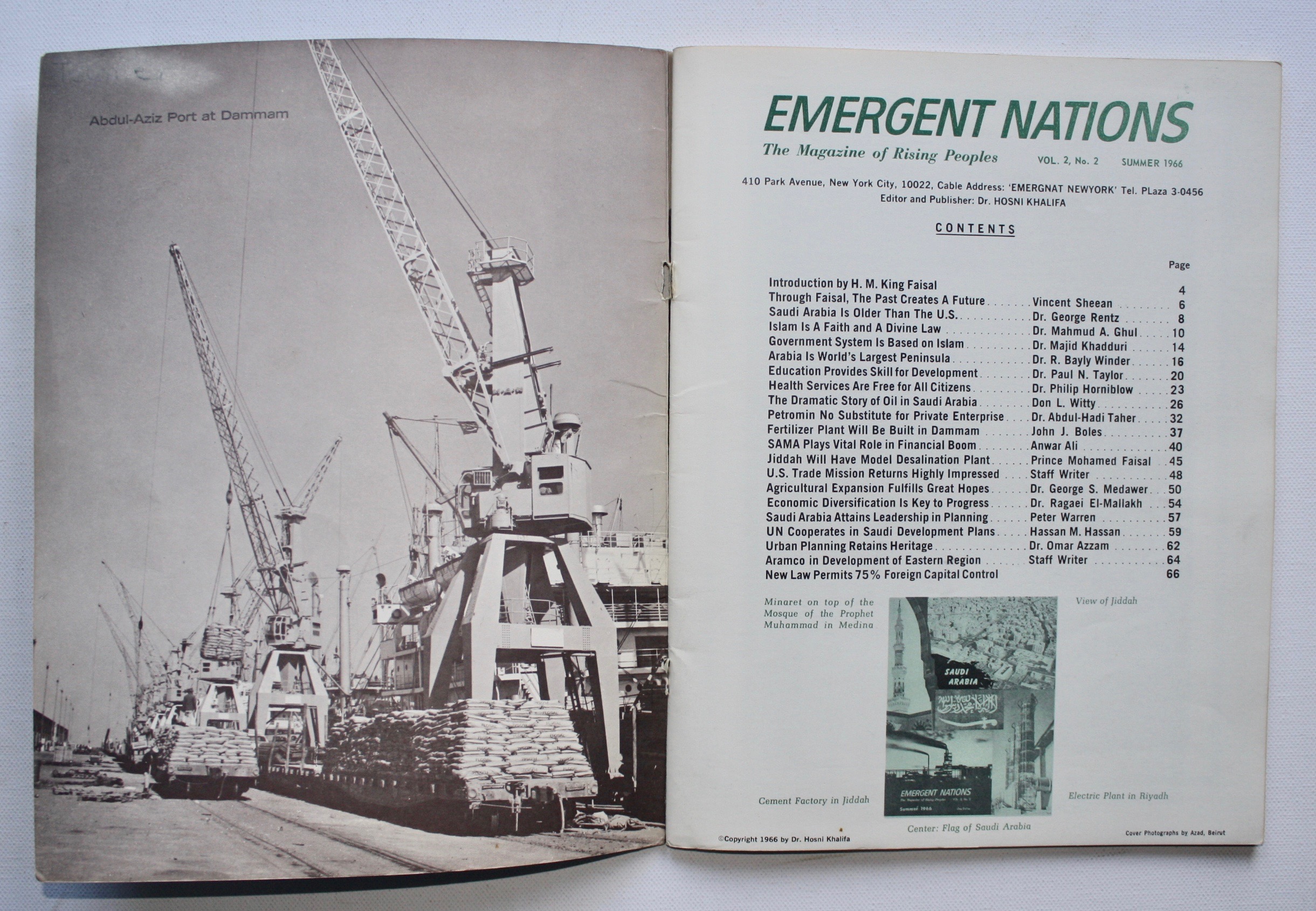 Saudi Arabia - Emergent Nations - The Magazine of Rising Peoples Vol. 2 ...