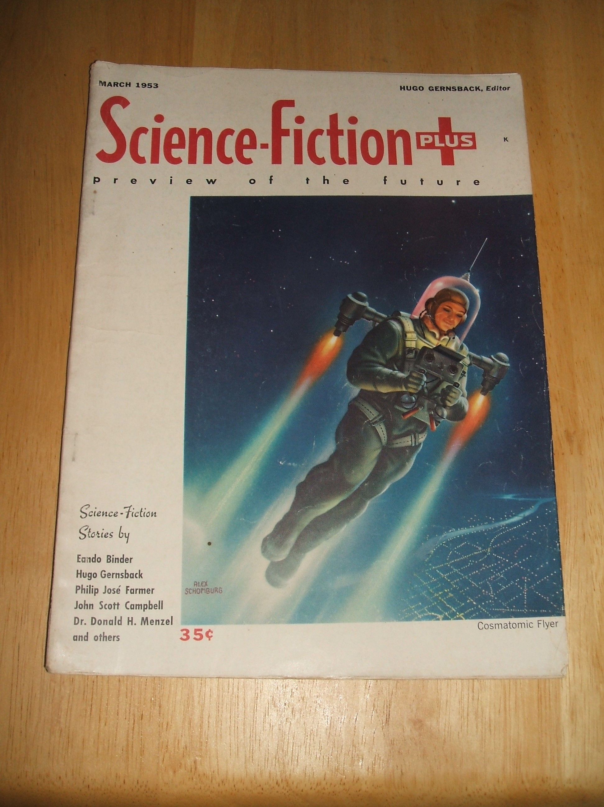 Science-Fiction Plus Vol. 1 No. 1 March 1953 by edited by Hugo ...