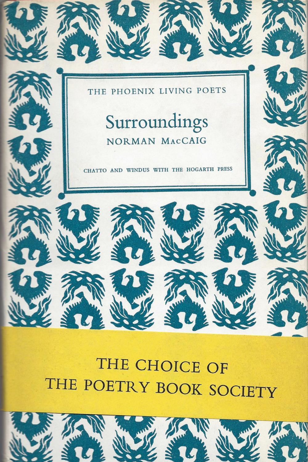 Surroundings by MacCaig, Norman: Fine Hardcover (1966) 1st Edition ...