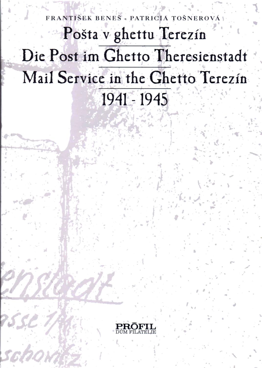 POSTA V GHETTU TEREZIN / DIE POST IM GHETTO THERESIENSTADT / MAIL ...