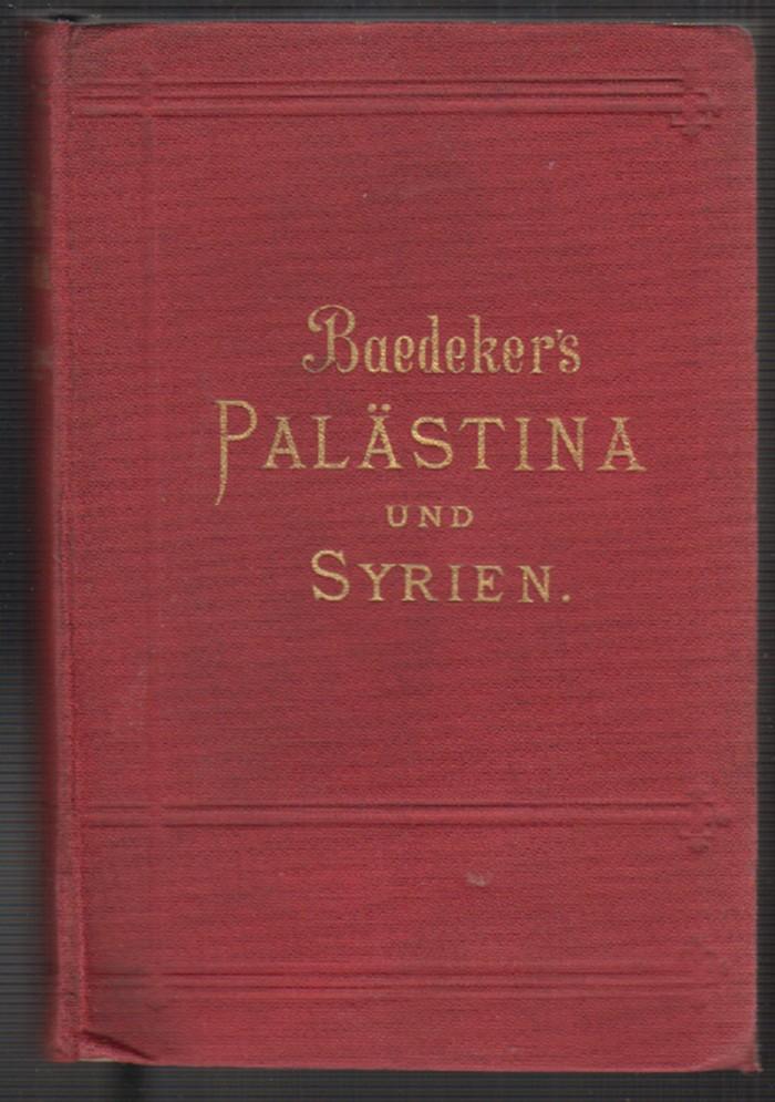 palaestina und syrien handbuch von baedeker - ZVAB