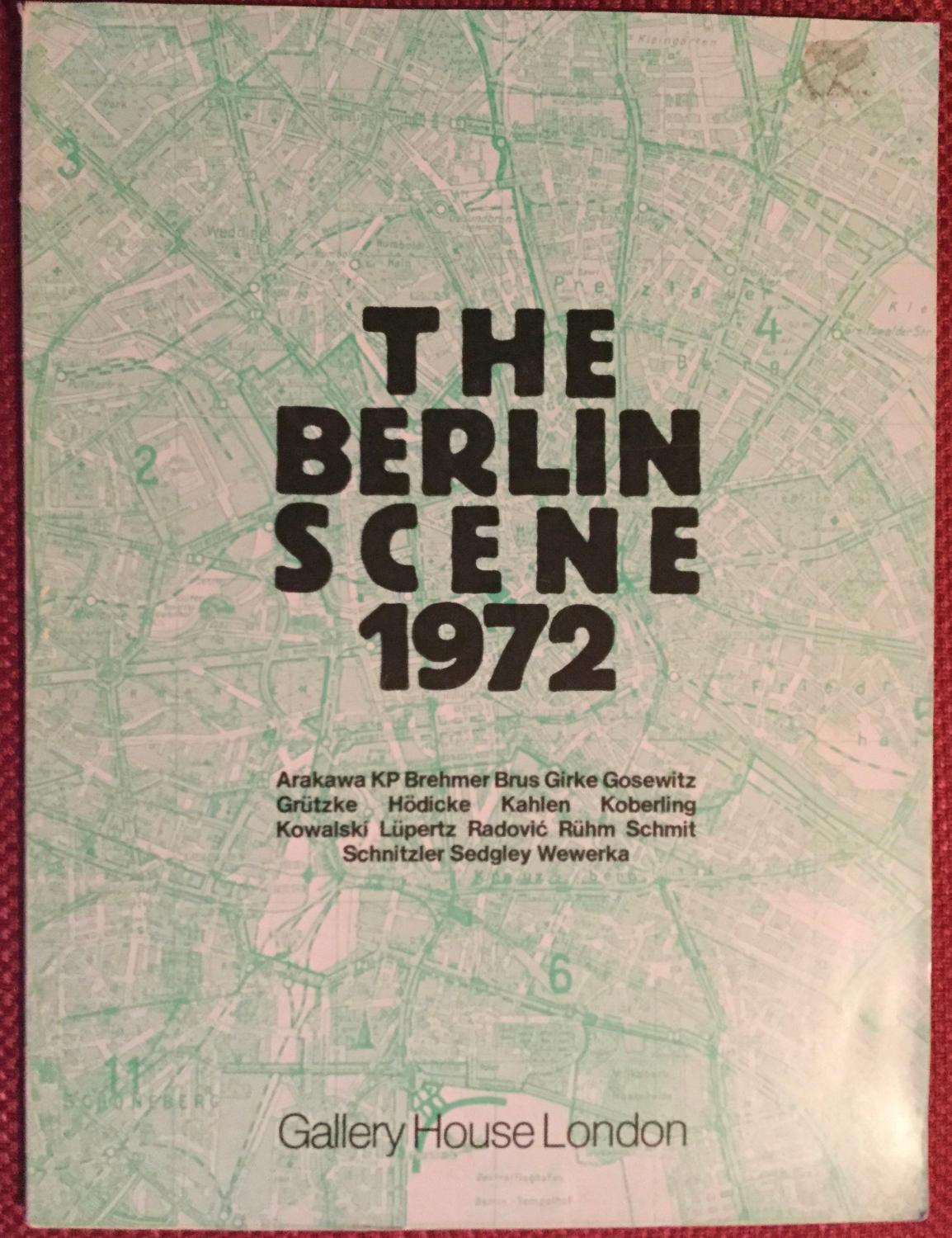 The Berlin Scene 1972 von Rene Block ( Introduction and layout design ...