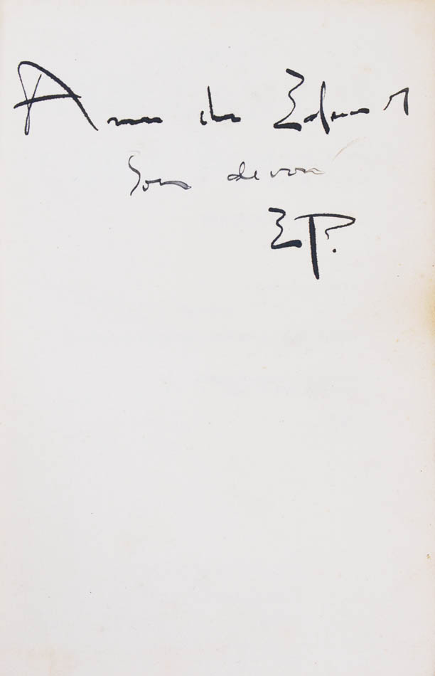 A Draft Of Xxx Cantos Von Pound Ezra 1930 Signed By Author S