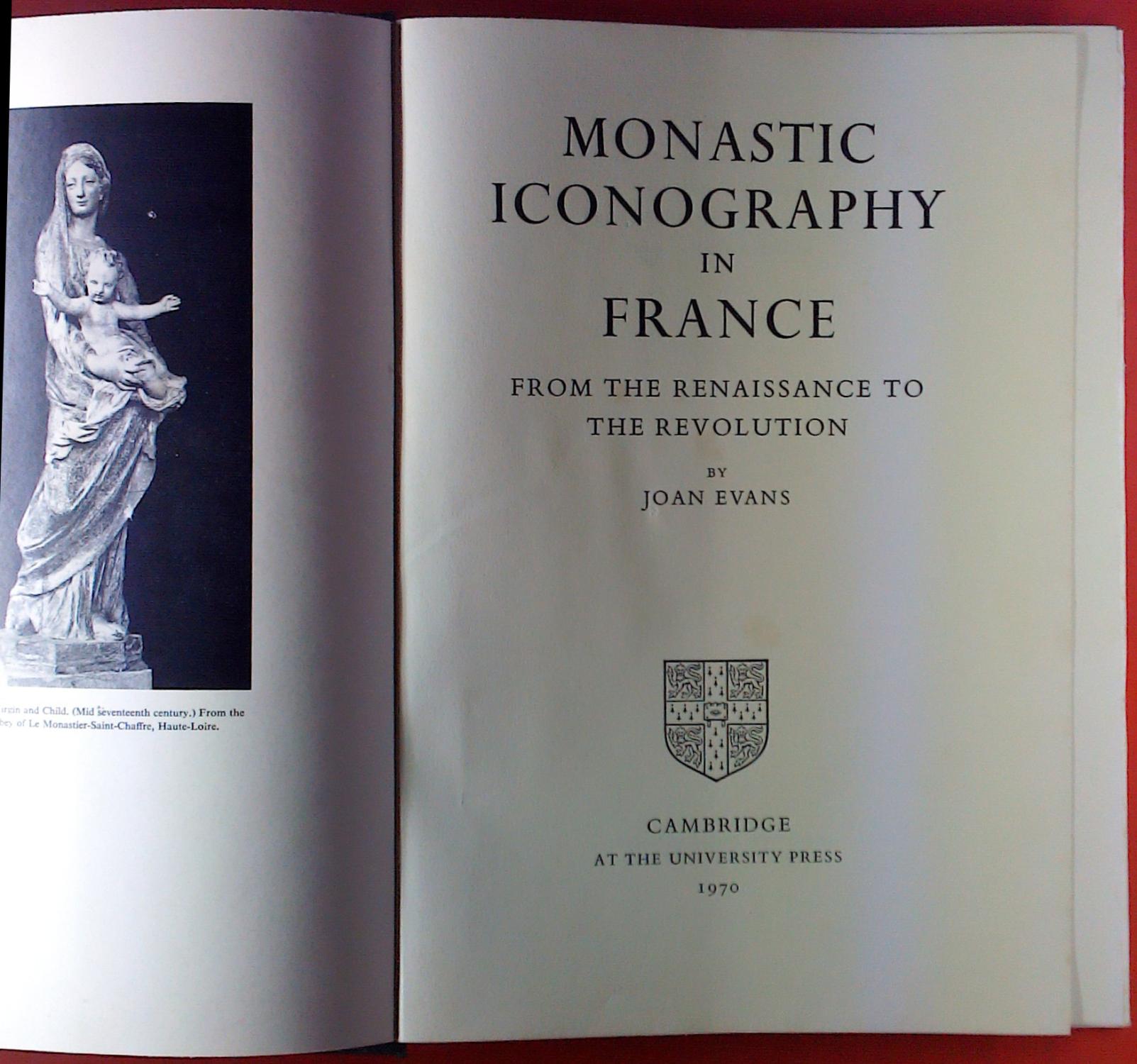 Monastic iconography in France. From the Renaissance to the Revolution ...