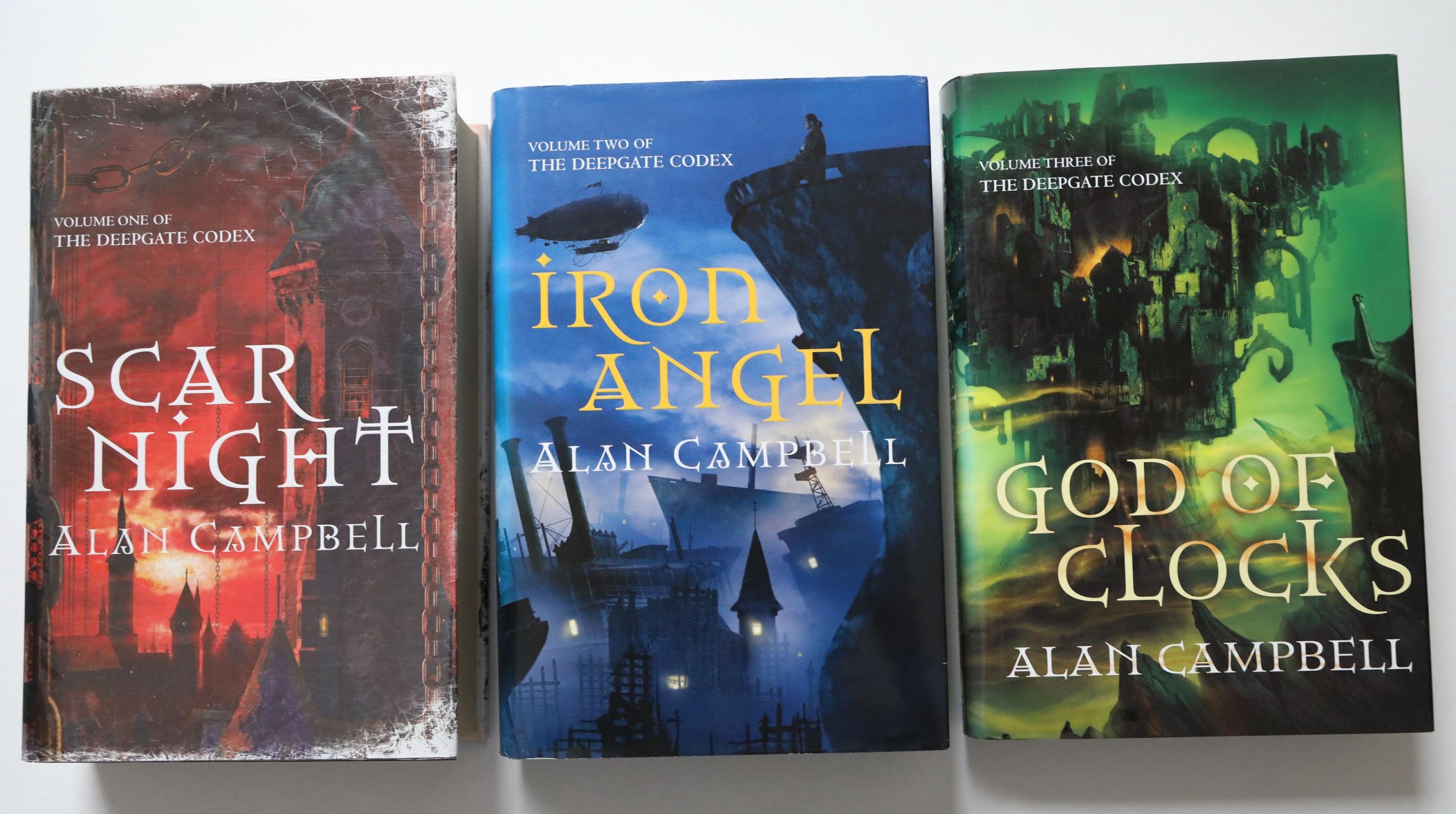 Scar Night , Iron Angel , God of Clocks - signed Deepgate Codex 1st/1st ...