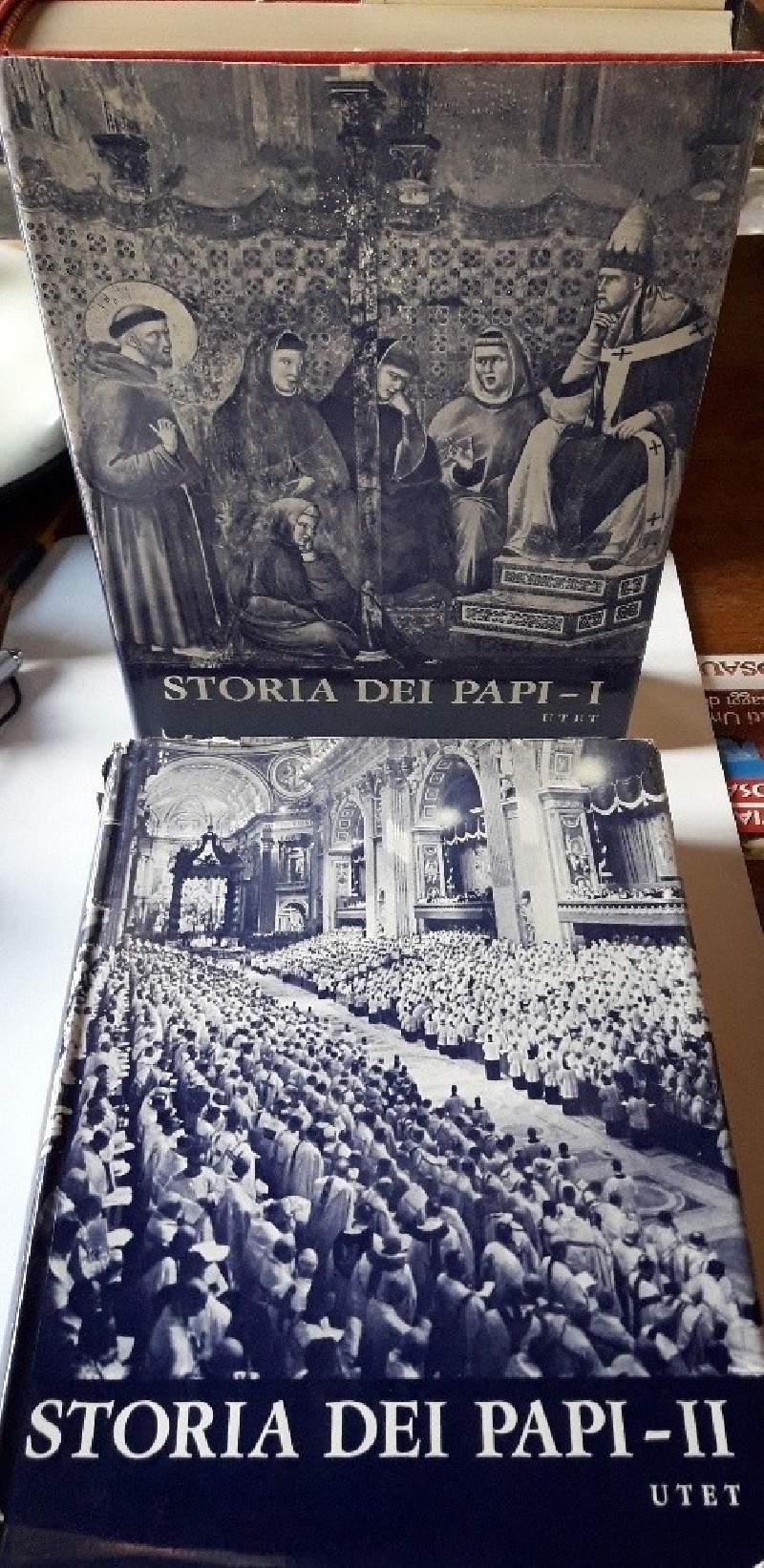 STORIA DEI PAPI 2 VOLL. (1966) by Saba Agostino(Arcivescovo di Sassari ...