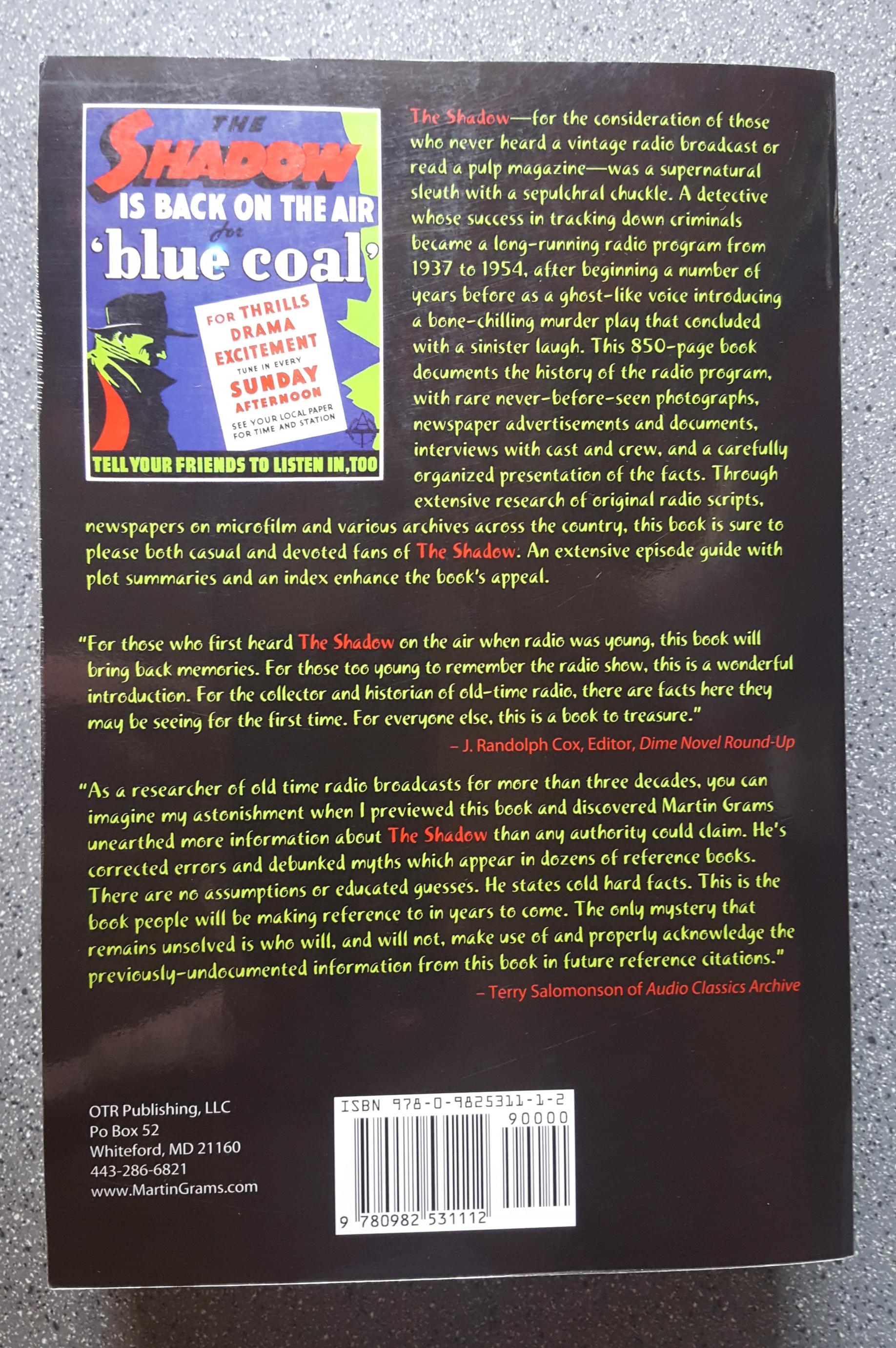 The Shadow: The History and Mystery of the Radio Program, 1930-1954 by ...