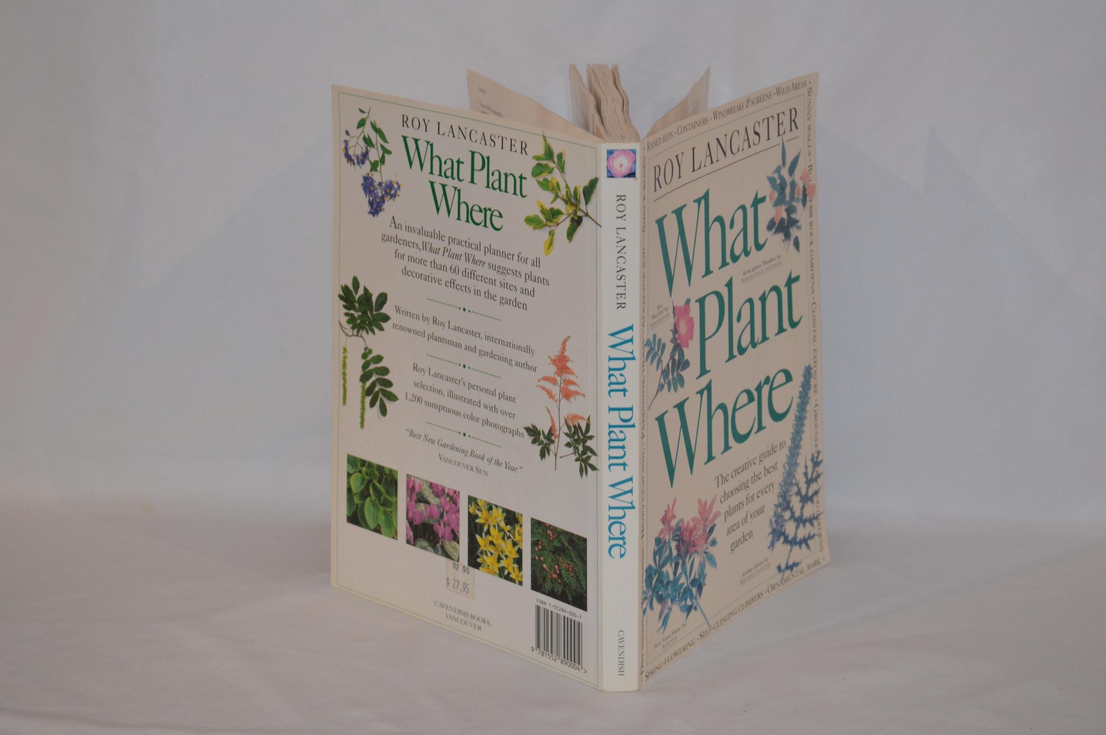What Plant Where by Roy Lancaster: Fair Hardcover (1999) | Secondhand ...