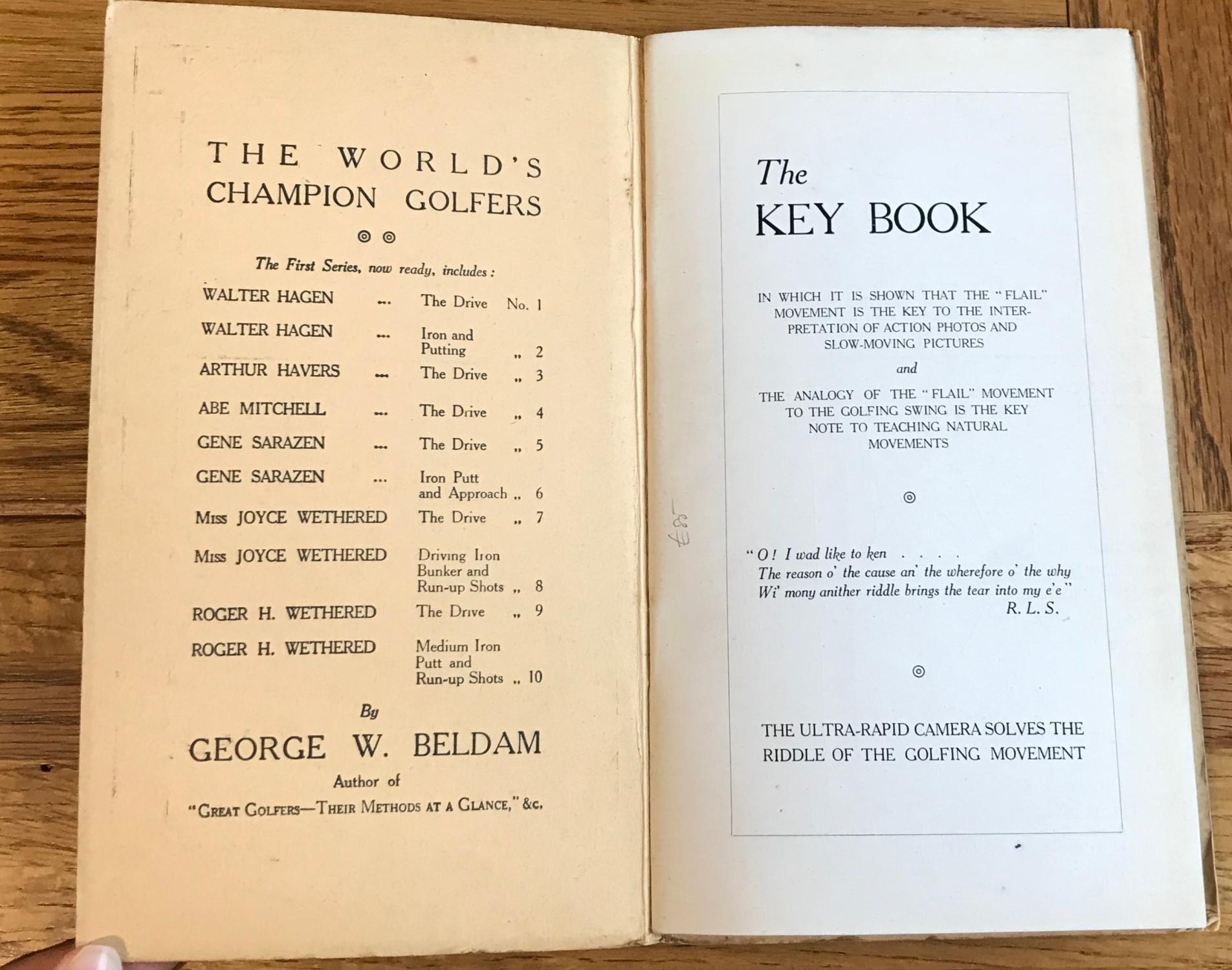 The World's Champion Golfers - Their Art Disclosed by the Ultra-Rapid ...