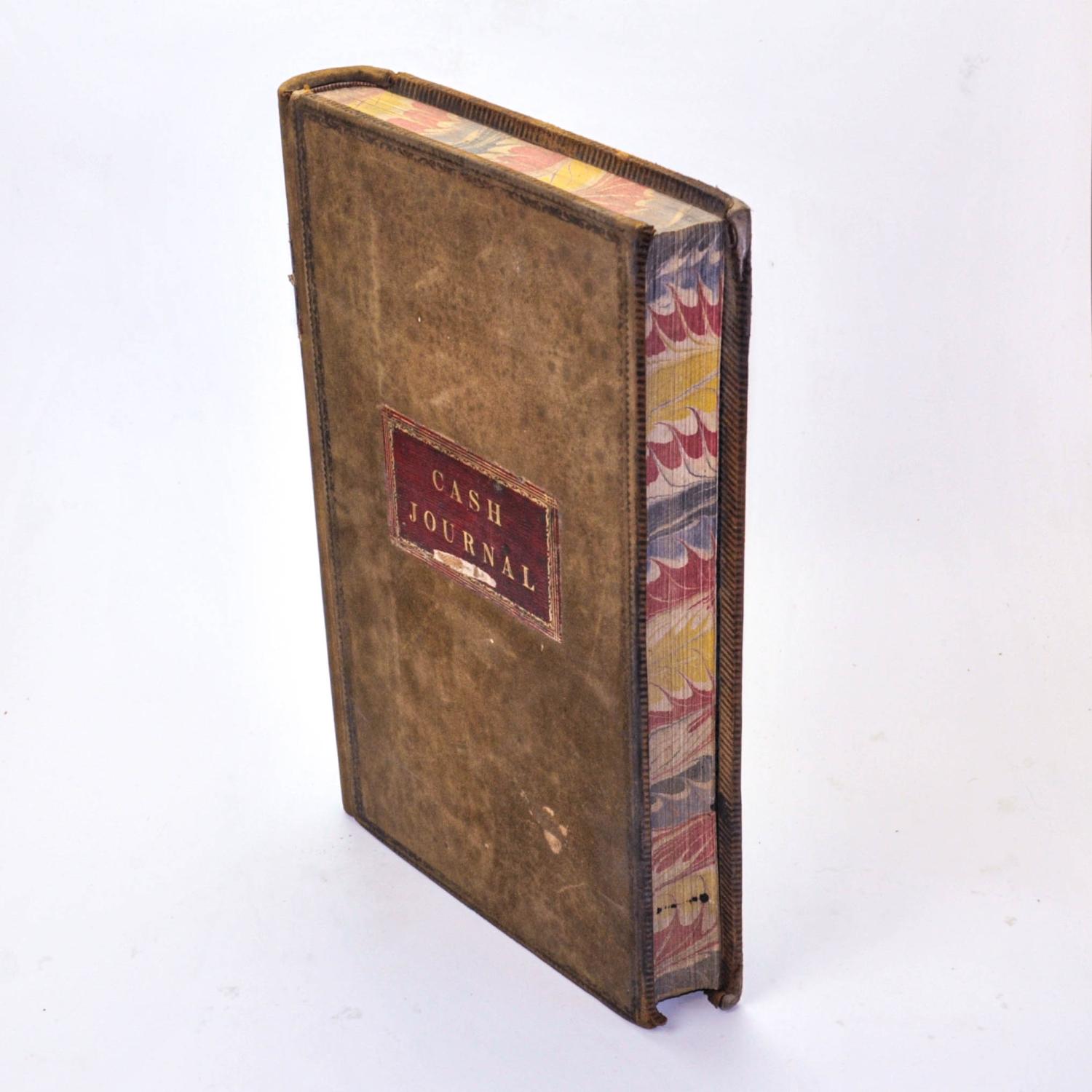 Handwritten Client Accounting Ledger 1866-1870: Very Good Hardcover ...
