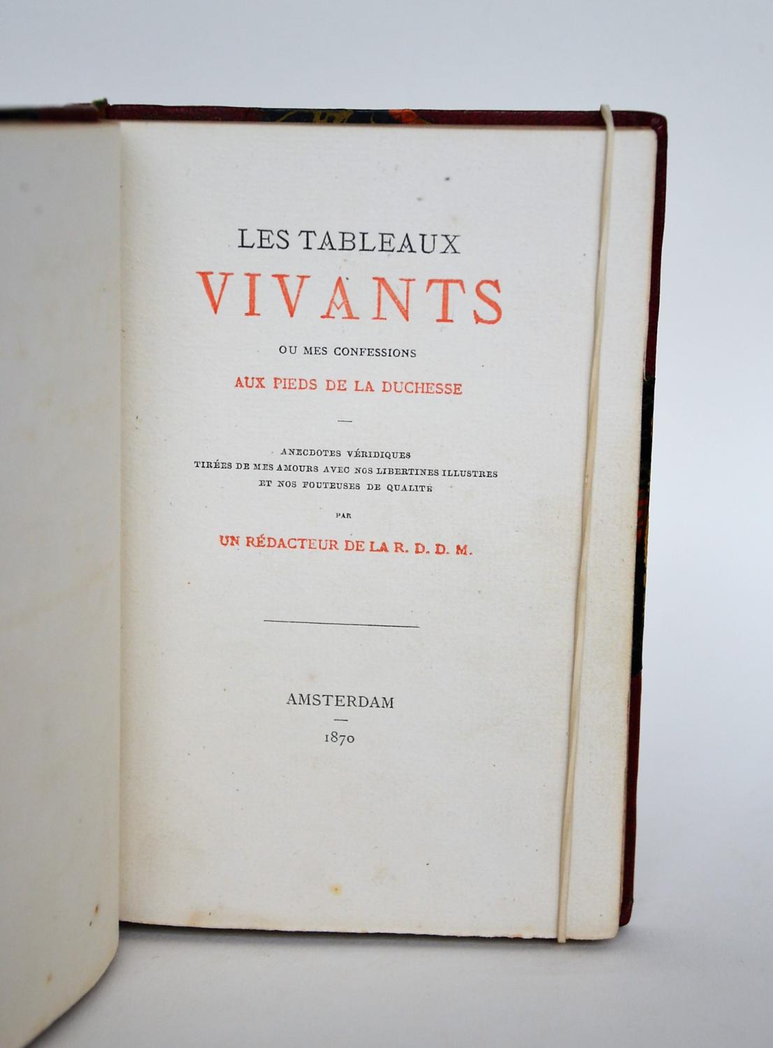 Les Tableaux Vivants Ou Mes Confessions Aux Pieds De La Duchesse ... Les Tableaux Vivants Ou Mes Confessions Aux Pieds De La Duchesse ...