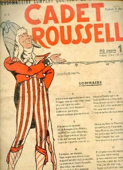 Cadet Rousselle n°8 vendredi 23 mars 1934 - La gazette de l'indiscret ...