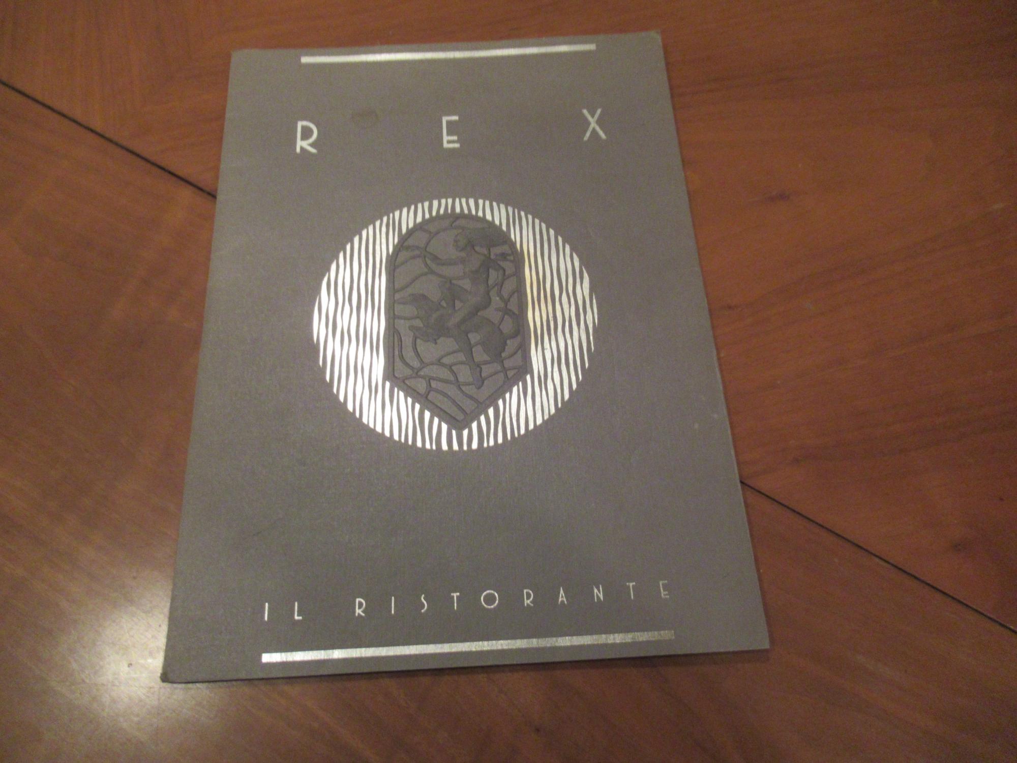 Rex Il Ristorante [Original Menu] by Vincenti, Maureen: (1996) Original ...