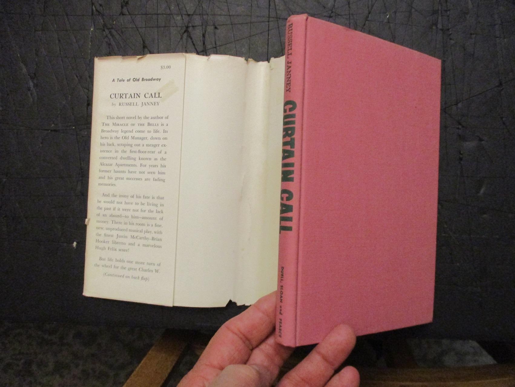 Curtain Call by Russell Janney: Very Good Hardcover (1957) 1st Edition ...