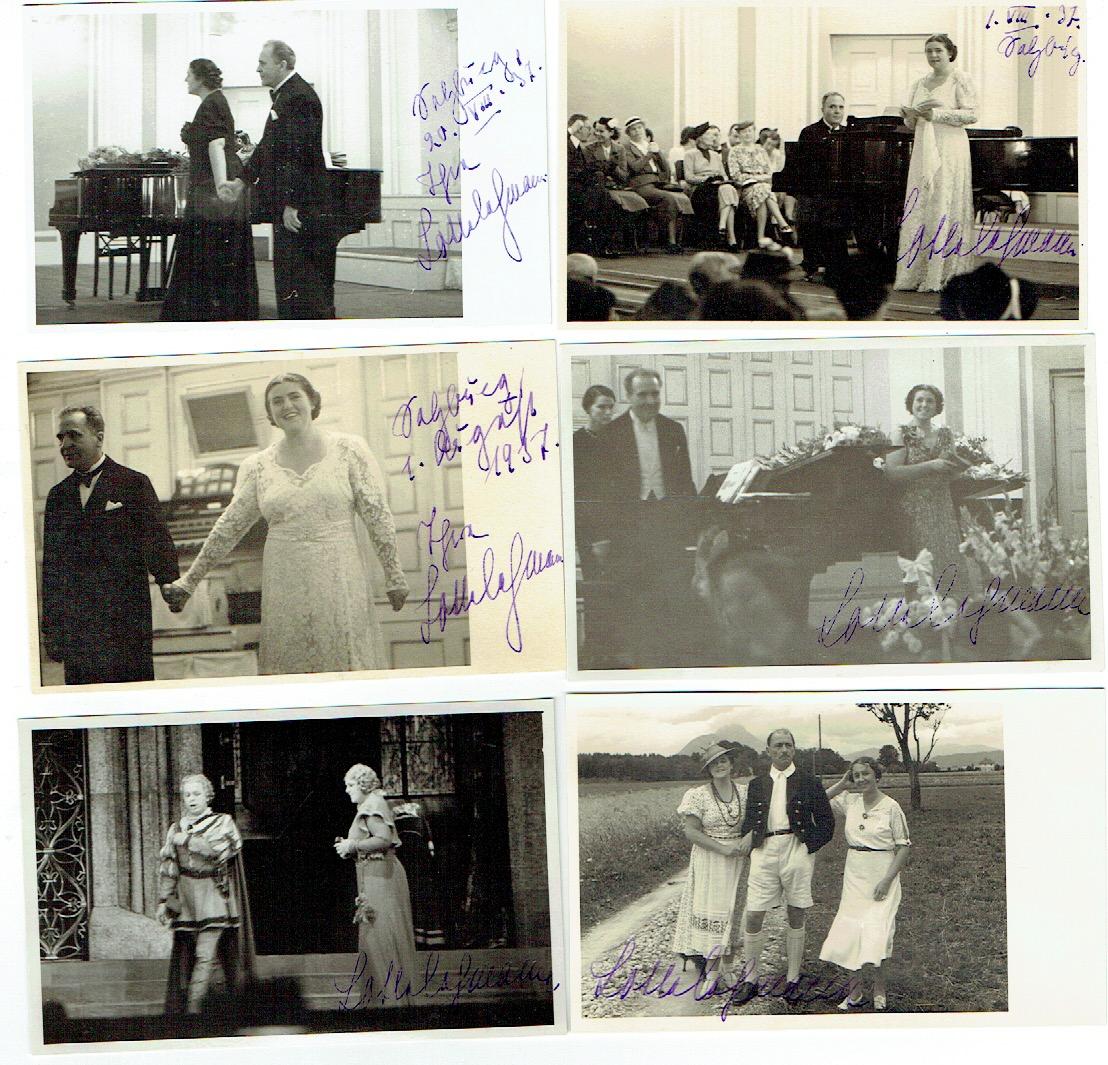 Umfangreiches Konvolut an signierten und unsignierten Photographien von ...