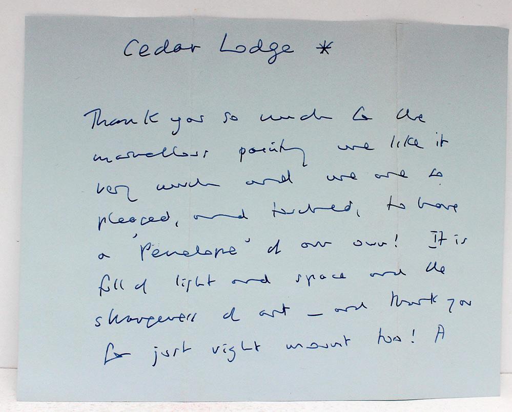 Original Signed Hand Written Letter With Drawing de Iris Murdoch SIGNED ...