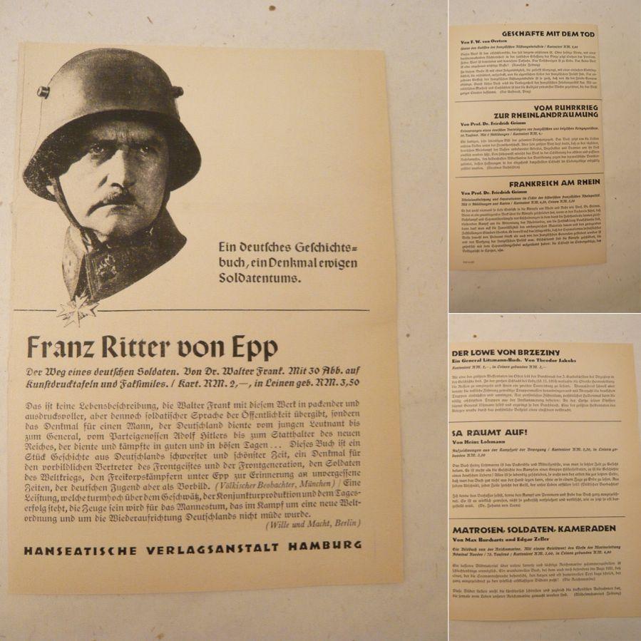 Franz Ritter von Epp - Albert Leo Schlageter - Hitlerbuch der deutschen ...
