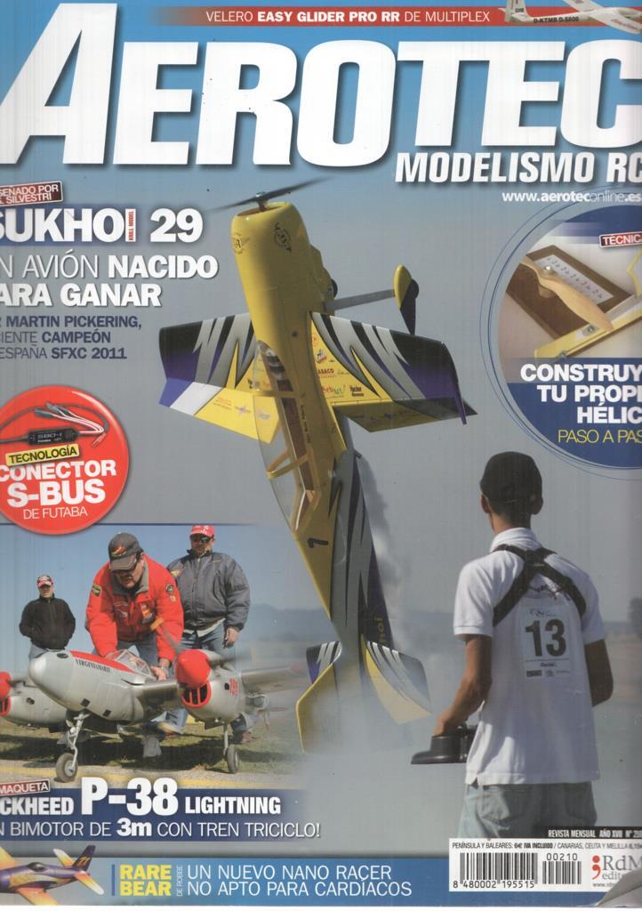 Revista Aerotec modelismo RC numero 210: Maqueta P38 Lightning by ...